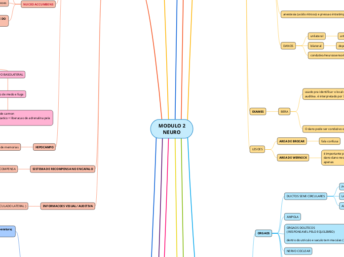 MODULO 2 NEURO - Mind Map